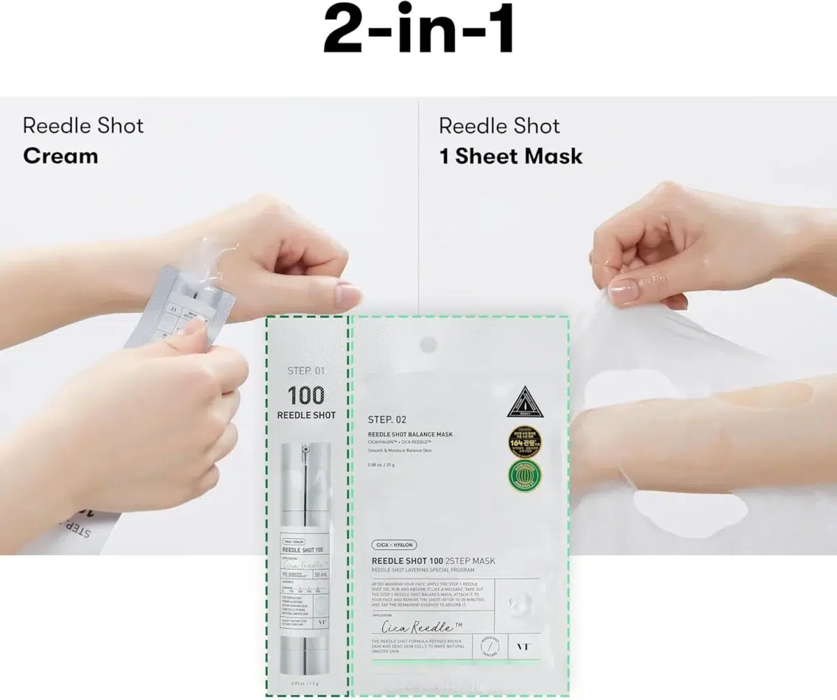 VT Cosmetics Reedle Shot 50 2-Step Mask